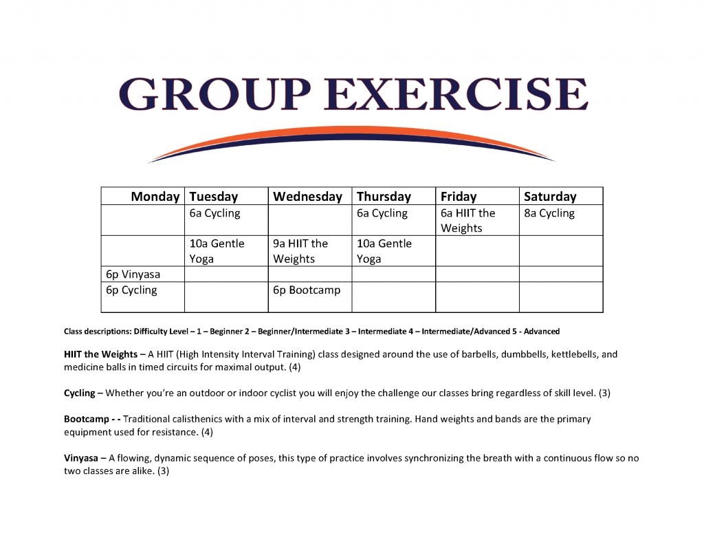 » Explore your athletic club options in our group exercise classes